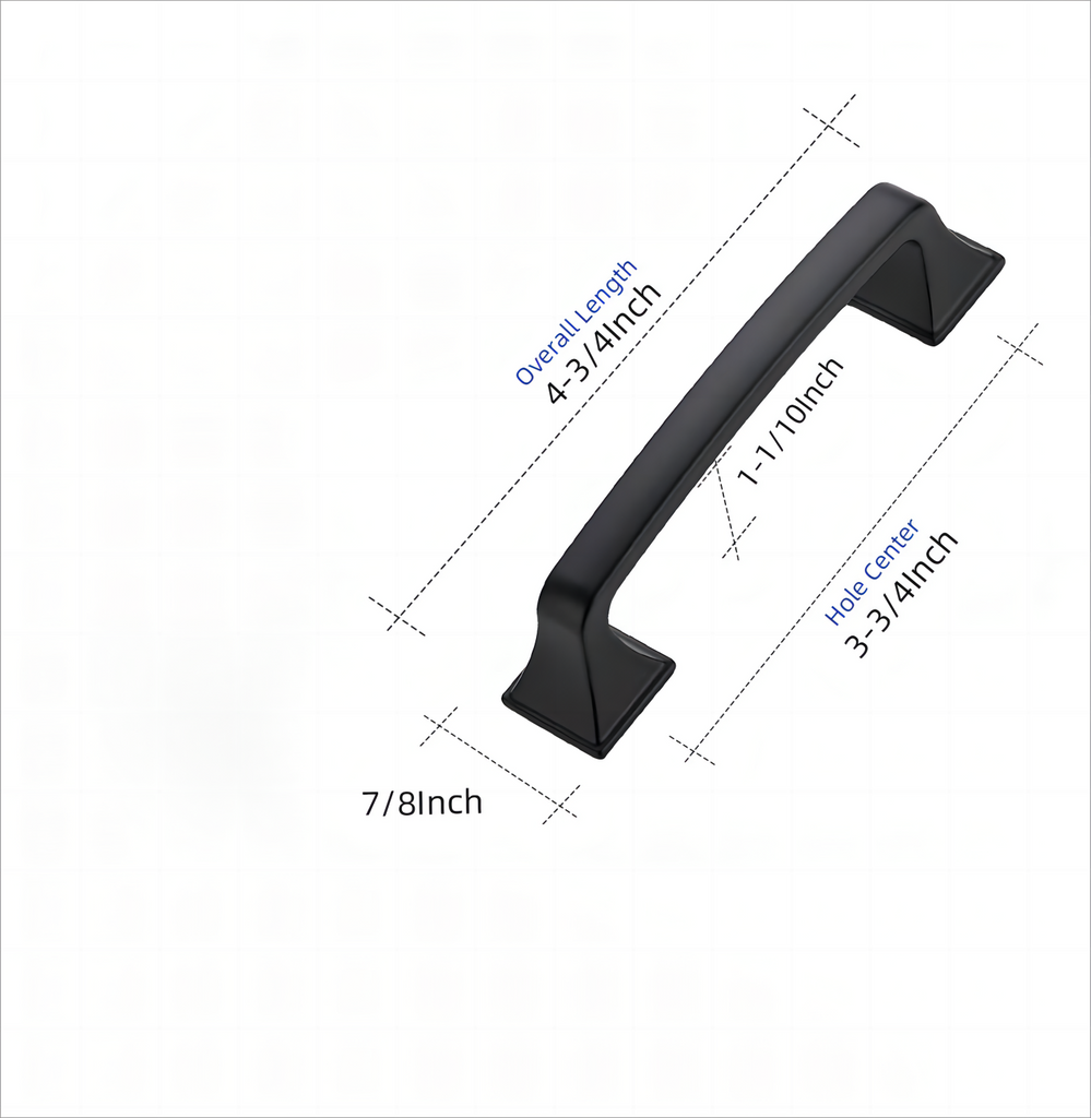 Ravinte Solid Big Square Foot Cabinet Pulls Arch Pull Kitchen Cabinet