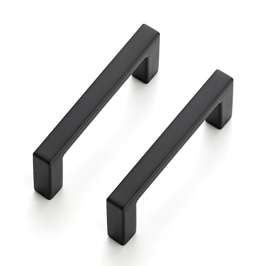 Ravinte Kitchen Square Cabinet Handles Matte Black Cabinet Pulls Black