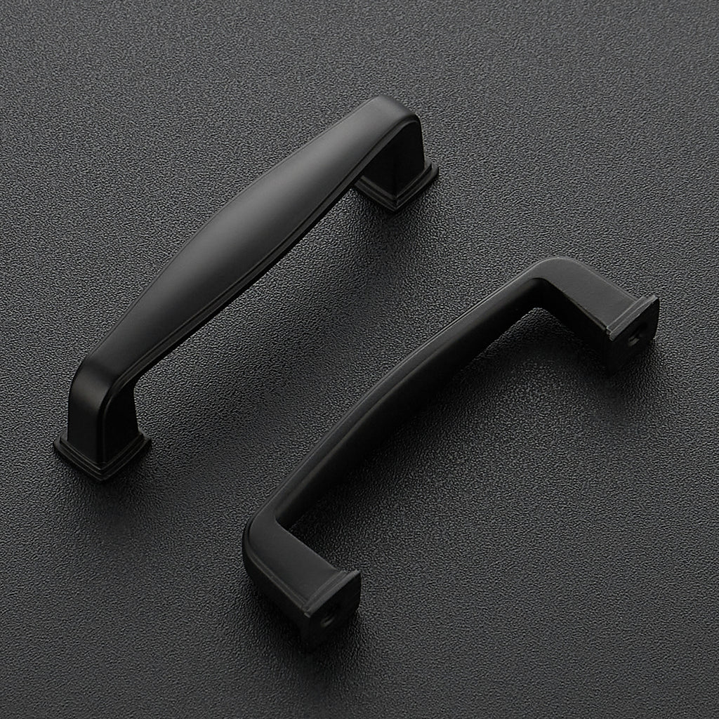 Ravinte Solid 3 Inch Kitchen Cabinet Handles Matte Black Cabinet Pulls