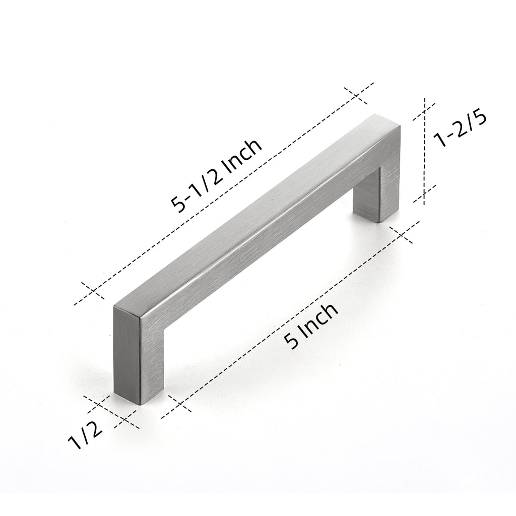 Ravinte Kitchen Square Cabinet Handles Matte Black Cabinet Pulls Black