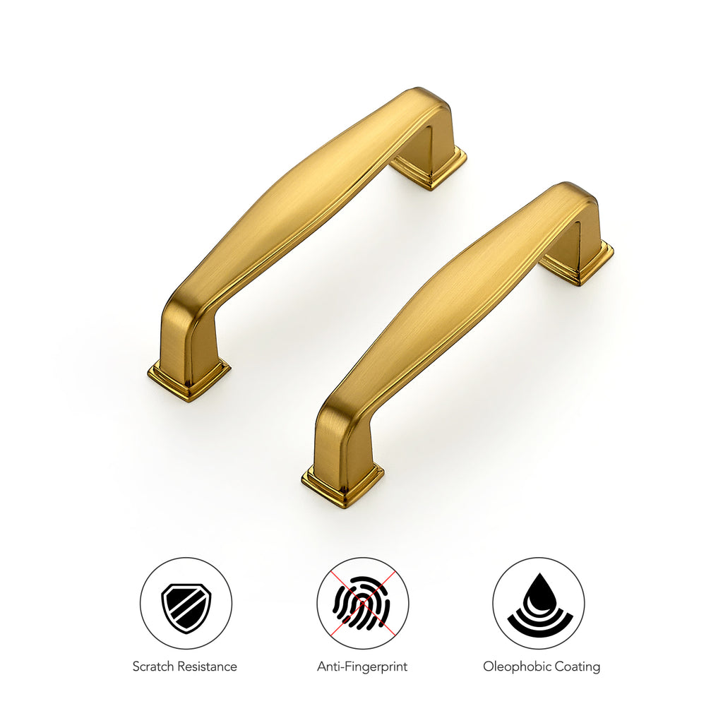 Ravinte Solid 3 Inch Kitchen Cabinet Handles Matte Black Cabinet Pulls