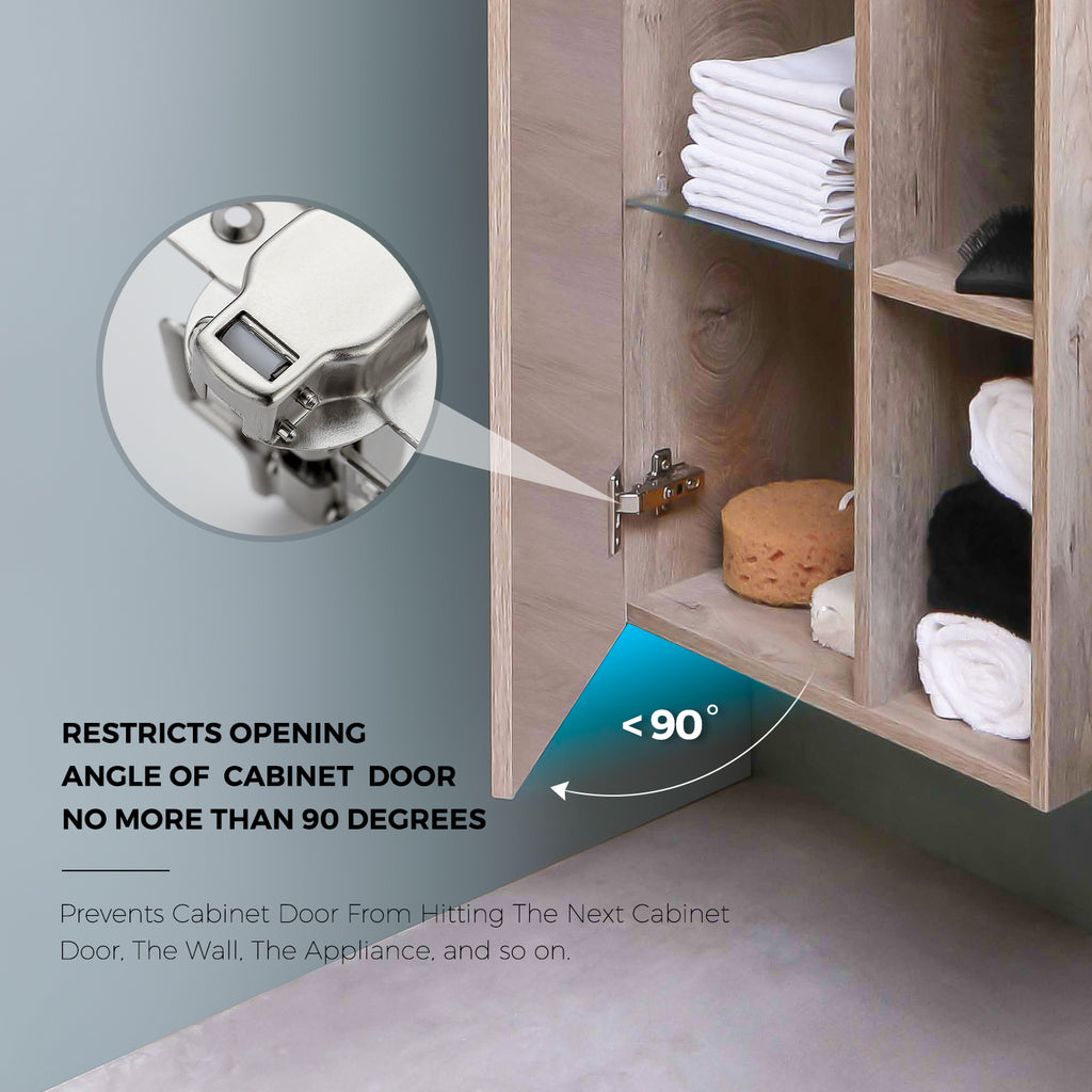 86 Degree Angle Restriction Hinge Clip for Ravinte Europen Soft Close