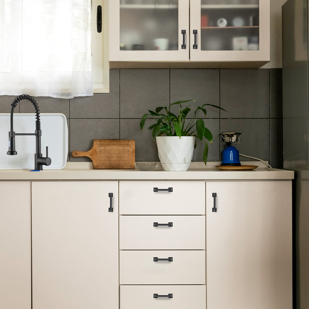 Ravinte Solid Big Square Foot Cabinet Pulls Arch Pull Kitchen Cabinet