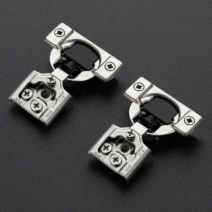 Soft Close Hinges for Kitchen Cabinet Hinges Satin Nickel Hidden Hinge ...